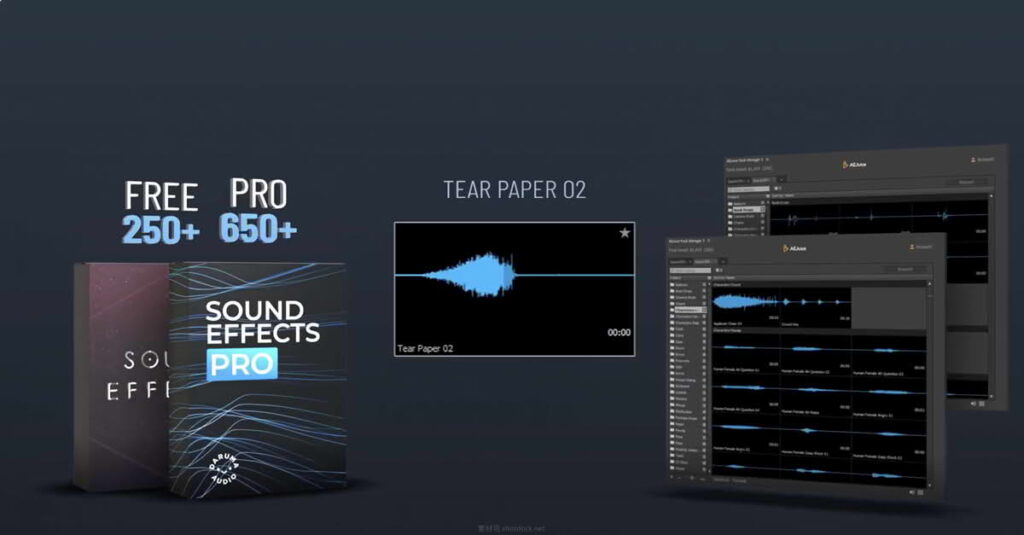 SFX：900多个音效音频文件适用于各类影片场景-Aejuice Sound Effects Pro — 素材坞 shotdock.net